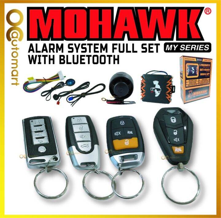 MOHAWK MY Series 13PIN Smart Alarm System Full Set With Bluetooth ...