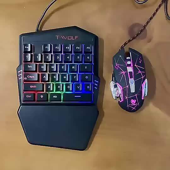 Colored TF900 mouse and keyboard with wire usb wired keyboard and mouse ...
