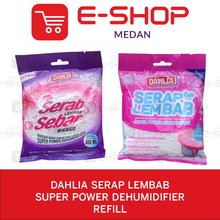 REFILL Dahlia Serab Lembab dan Bau Sebar Wangi Penyerap Udara Lembab ...