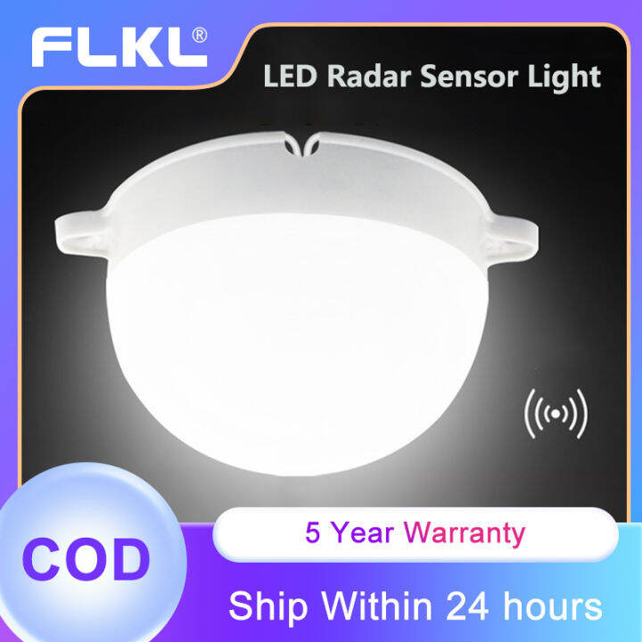 FLKL Ultra Bright LED Radar Induction Light Energy-Saving Ceiling Light ...