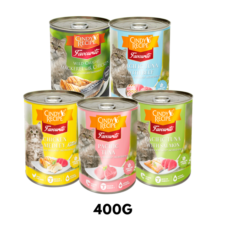 Cindy's Recipe Favourite Cat Wet Food 400G | Lazada