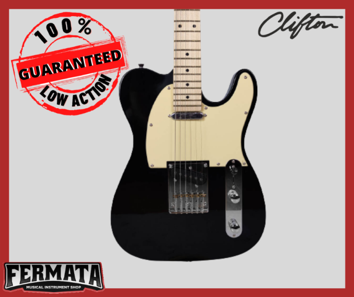 Clifton Vintage Custom Telecaster Single Coil Pickups Electric Guitar ...