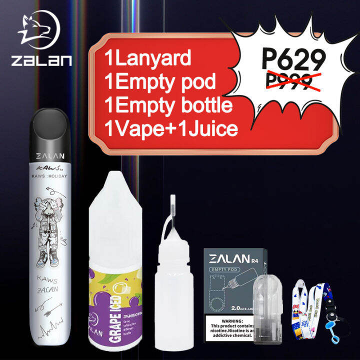 ZALAN pods juice（5 in 1）Refillable set With lanyard Phantom Infinite ...