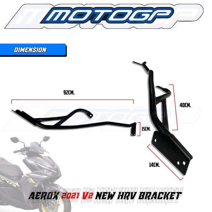 Yamaha Aerox v2 2021 HRV Bracket Heavy Duty for Top Box | Lazada PH