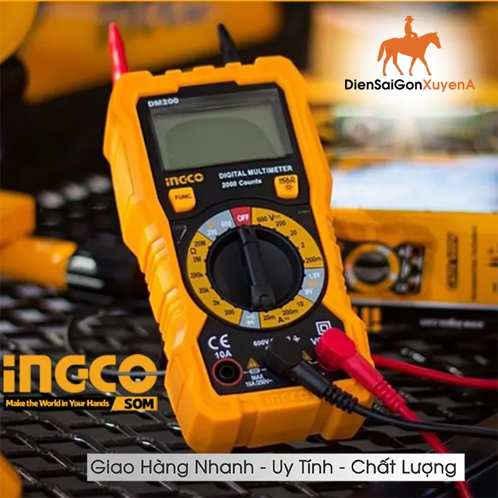 Đồng Hồ Vạn Năng CATII 600V Digital Multimeter TMT46001 DM200 - Điện ...