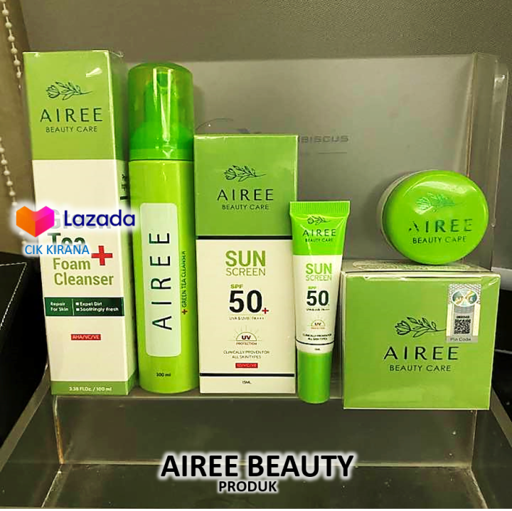 SEMUA PRODUK AIREE BEAUTY SKINCARE 🔥🔥 SUNSCREEN , KRIM MALAM , PENCUCI ...
