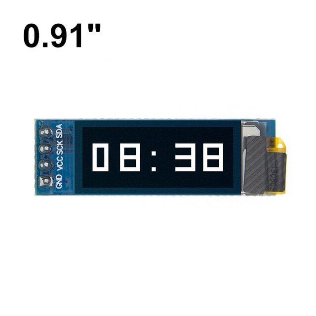 091 Inch Oled Module 091 Whiteblue Oled 128x32 Oled Lcd Led Ssd1306 Display Module 091 Iic