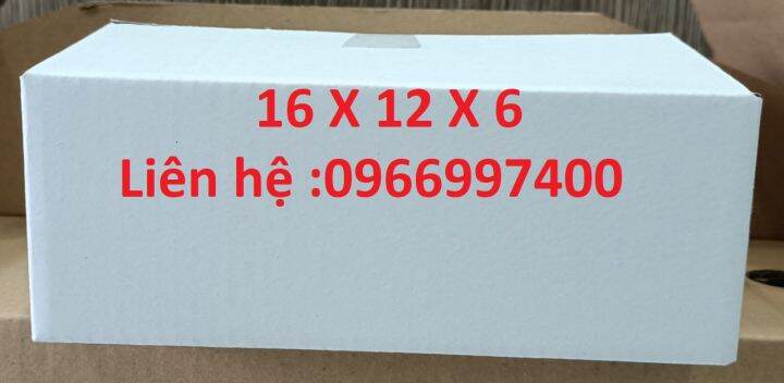Hộp shipcod 16 x 12 x 6 (cm), combo 50 hộp giá 60000đ | Lazada.vn