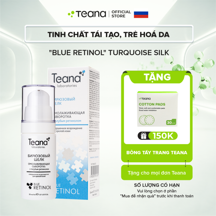 Serum Teana Rejuvenating With Blue Retinol Turquoise Silk tái tạo, trẻ ...