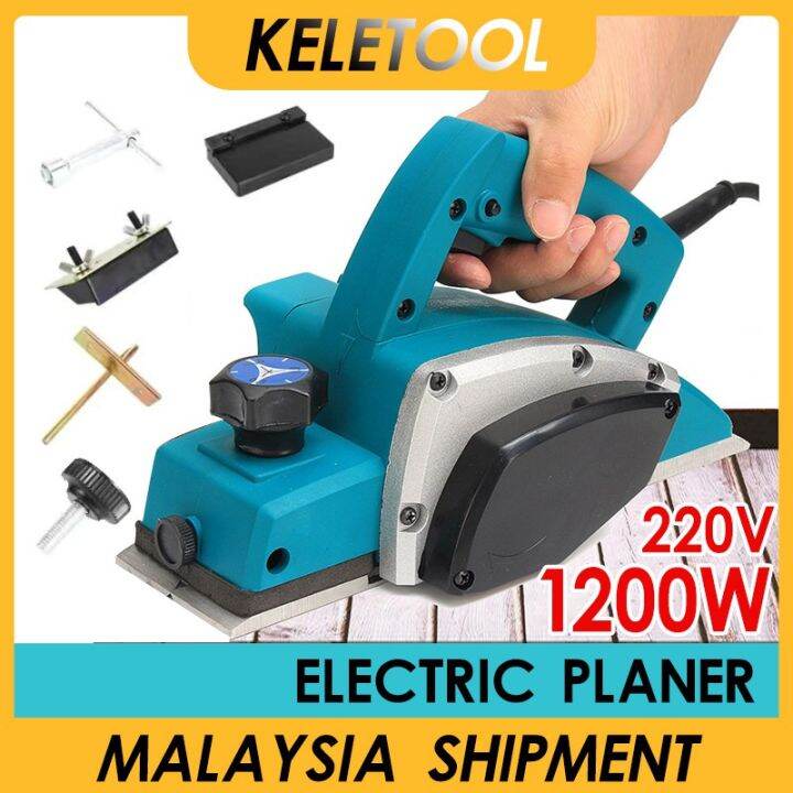 1200W Electric Planer Plane Variable Speed Hand Held ketam kayu ...