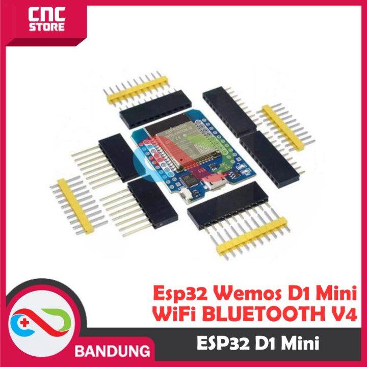 ESP32 WEMOS D1 MINI WiFi BLUETOOTH V4 DEVELOPMENT BOARD + PIN HEADER | Lazada Indonesia