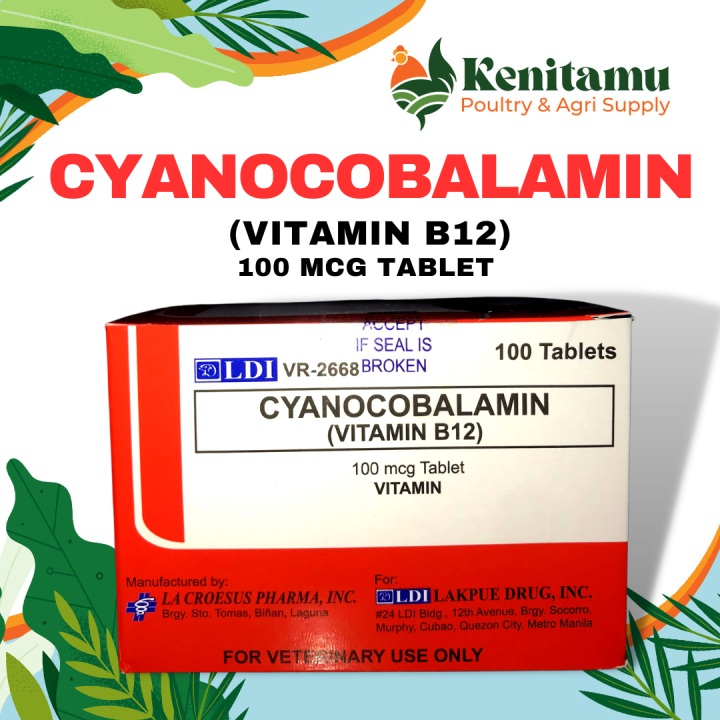 LDI VITAMIN B12 (CYANOCOBALAMIN) 100 TABLETS | Lazada PH