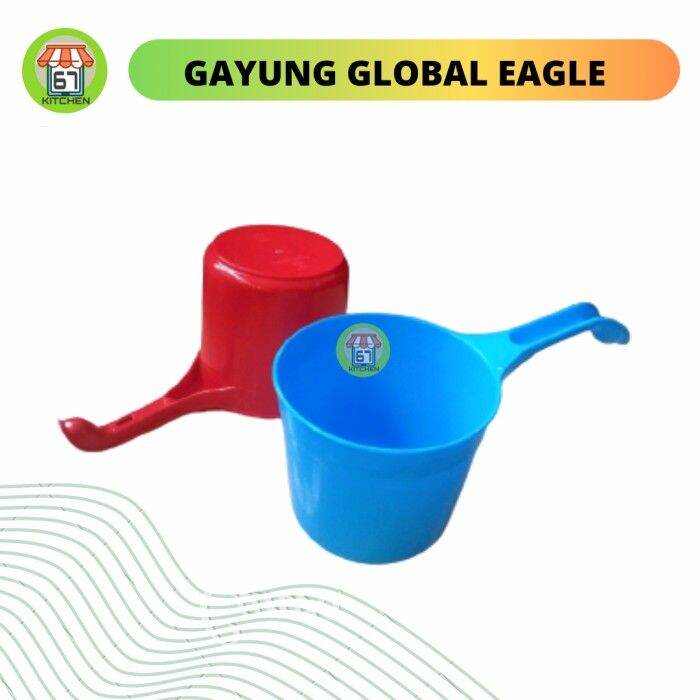 Gayung Mandi Jumbo Ukuran 2 Liter Water Scopper Global Eagle Gayung ...