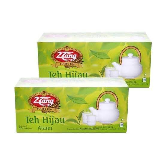 2 Box Teh 2Tang Teh Hijau Celup 25Pcs | Teh Celup 2Tang | Teh Hijau 2Tang | Teh 2 Tang Greentea ...