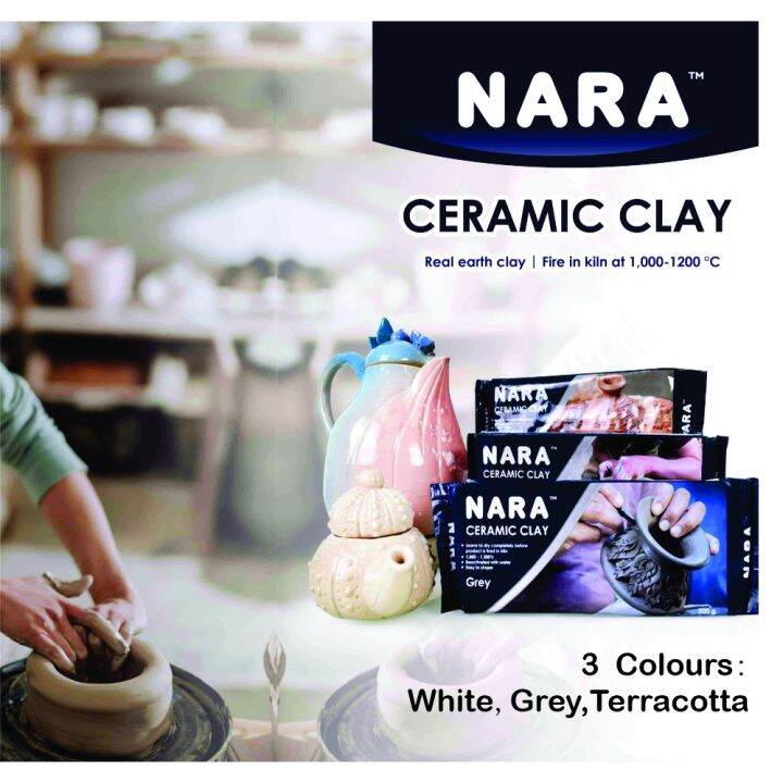 Nara Pottery Ceramic Clay (En71 European Standard - Non Toxic) Tembikar ...