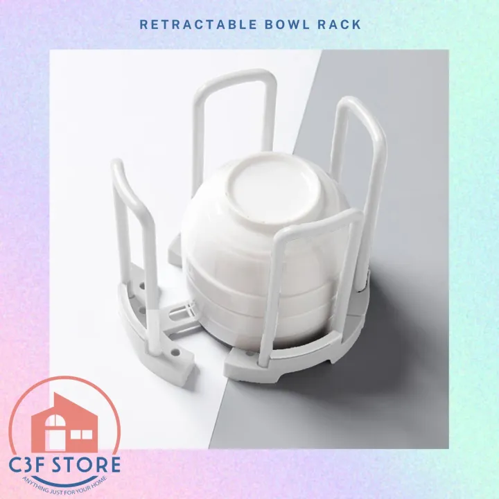 C3f Store Retractable Bowl Rack 2609 Lazada Ph