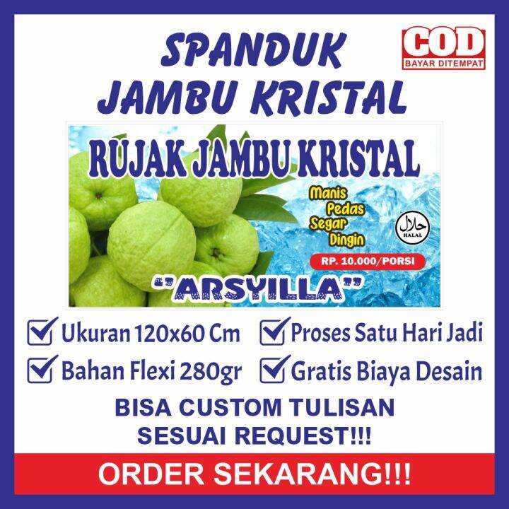 Spanduk Sepanduk Banner Bener Backdrop Plang Promosi Usaha Jual Jualan ...