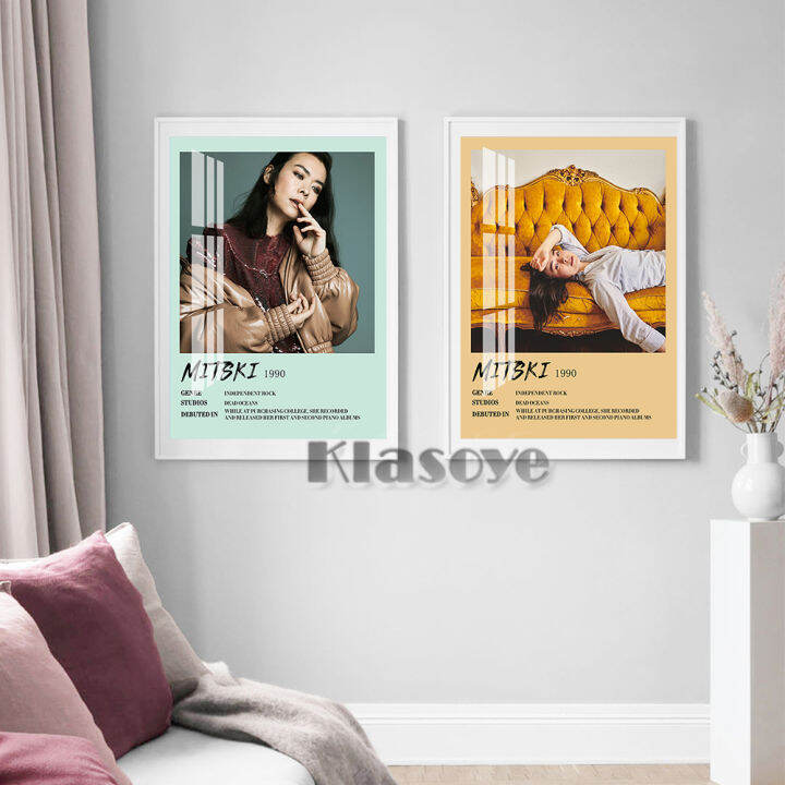 Mitski Miyawaki Punk Rock Singer Modern Fashion Poster Music Magazine ...