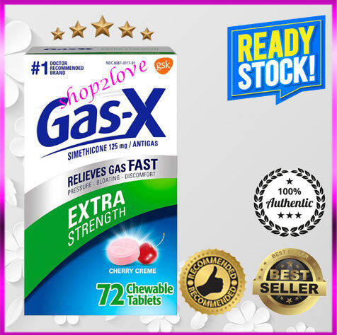 Gas-X Extra Strength Chewable Gas Relief with Simethicone 125mg Antigas ...