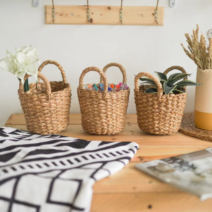 Seagrass Native Small Pot with handle | Lazada PH