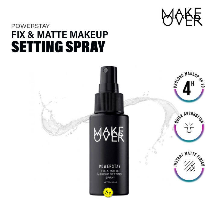 Make Over Powerstay Fix & Matte Setting Spray | Lazada Indonesia