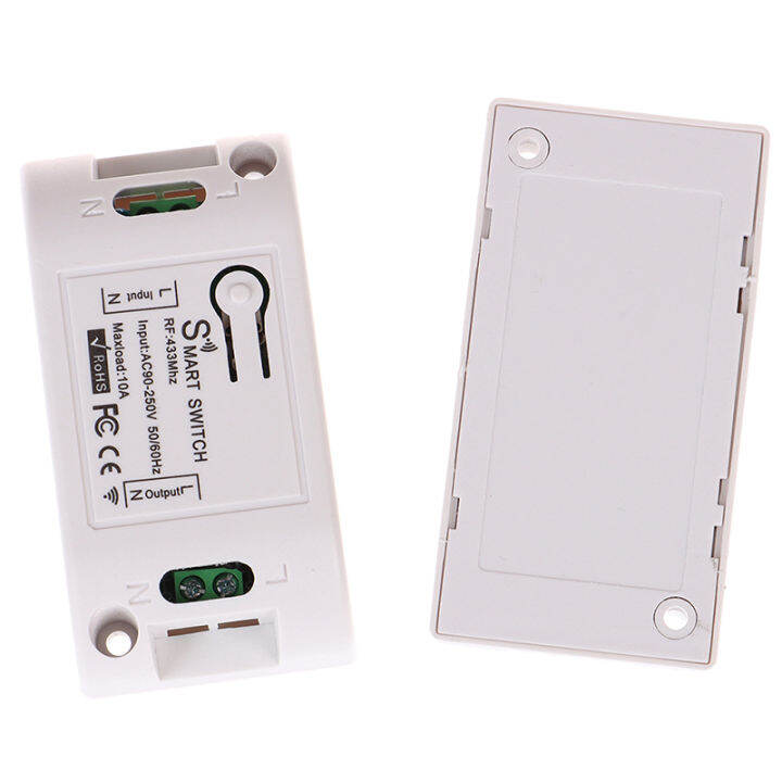 TOOL IMPROVER 433 Mhz RF Smart Switch Wireless RF Receiver Timer Relay ...