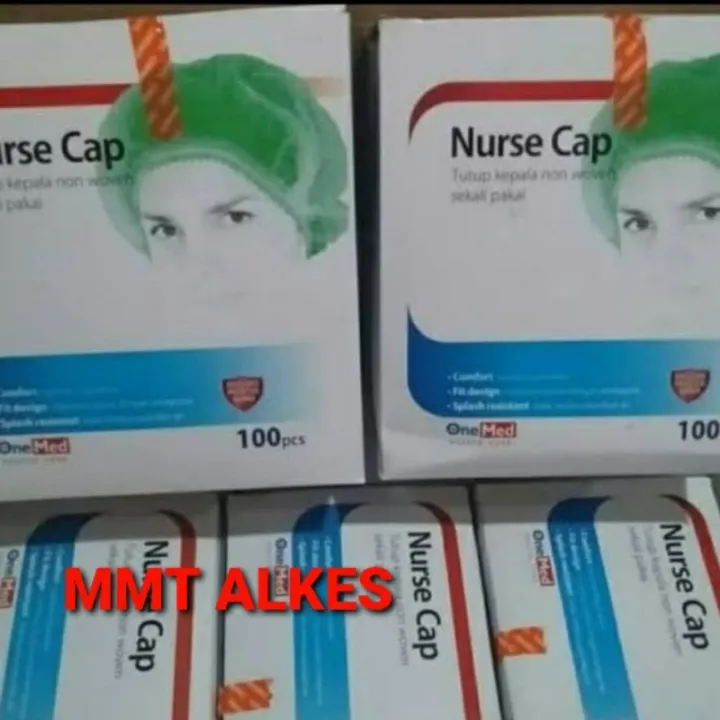 NURSE CAP ONEMED ISI 100 PCS / NURSE CUP ONEMED / HAIR NET | Lazada ...