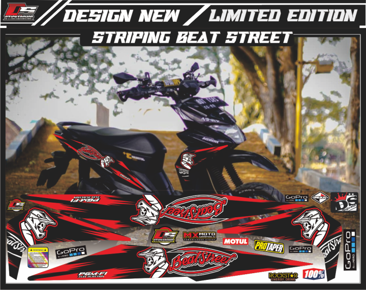 STRIPING BEAT STREET 2017-2019 VARIASI/STRIPING BEAT SUPERMOTO VARIASI ...
