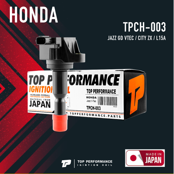 📍ประกัน 3 เดือน📍คอยล์จุดระเบิด HONDA JAZZ GD VTEC / CITY ZX / L15A ตรงรุ่น 100% - TPCH-003 - TOP ...