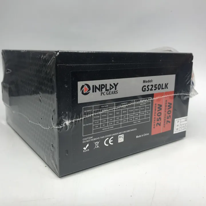 【Ready Stock】 INPLAY GS250LK GENERIC POWER SUPPLY UNIT 750W PSU DESKTOP ...