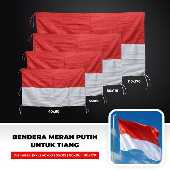 BENDERA MERAH PUTIH - Bendera Tempel | Bendera Renteng | Umbul-umbul ...