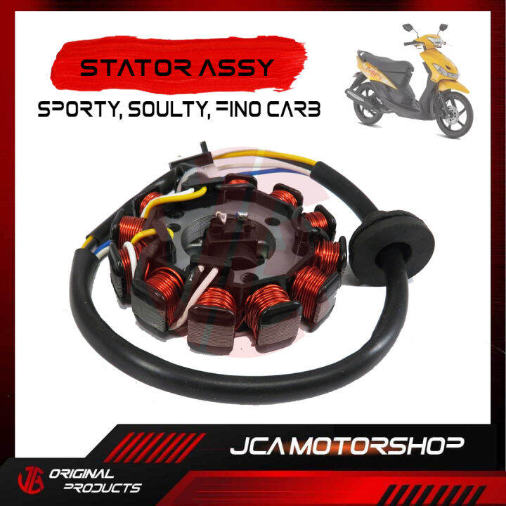 ORIGINAL YAMAHA STATOR ASSY FOR SPORTY, SOULTY, FINO CARB | Lazada PH