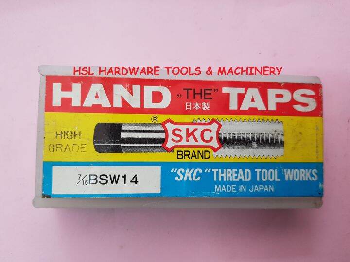 SKC 7/16 X 14 BSW HAND TAPS | Lazada