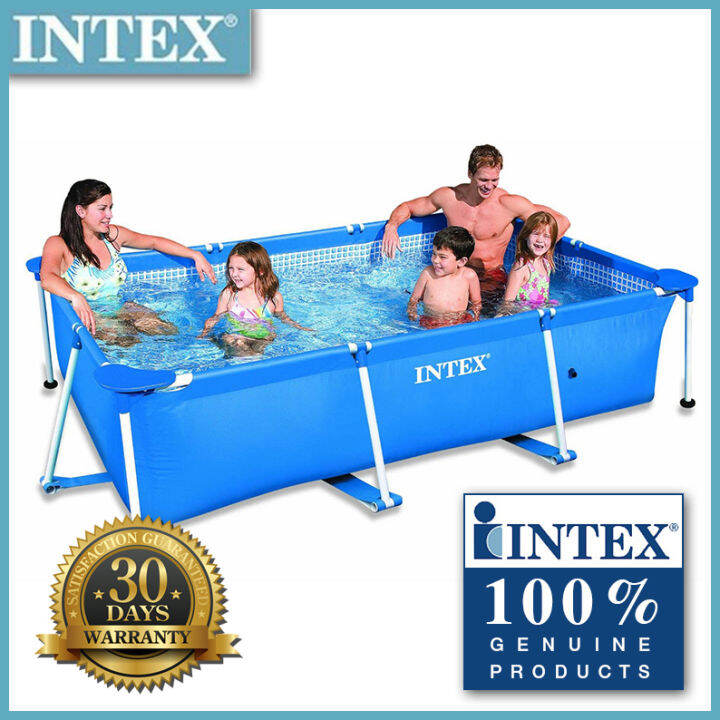 Intex 28272 Rectangular Frame Pool 3m x 2m x 0.75m | Lazada PH