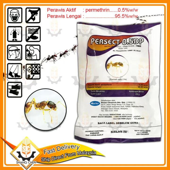 250G Persect Permethrin 0.5% Racun Semut Serbuk Ant Killer Pest Control | Lazada