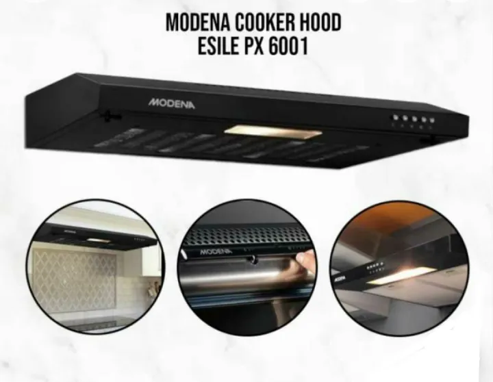 COOKER HOOD MODENA PX6001 PENGHISAP ASAP DAPUR PX 6001 60cm (MEDAN) | Lazada Indonesia