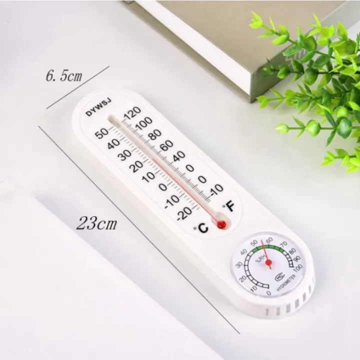Termometer analog 9 inch Dinding Alat pengukur suhu ruangan [HG9 ...