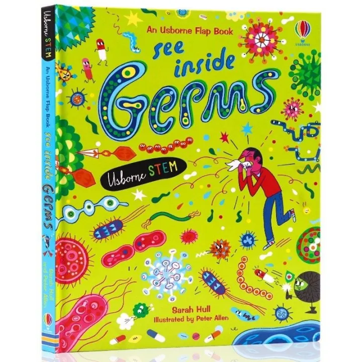 Usborne SEE INSIDE GERMS (brand new board book) | Lazada PH