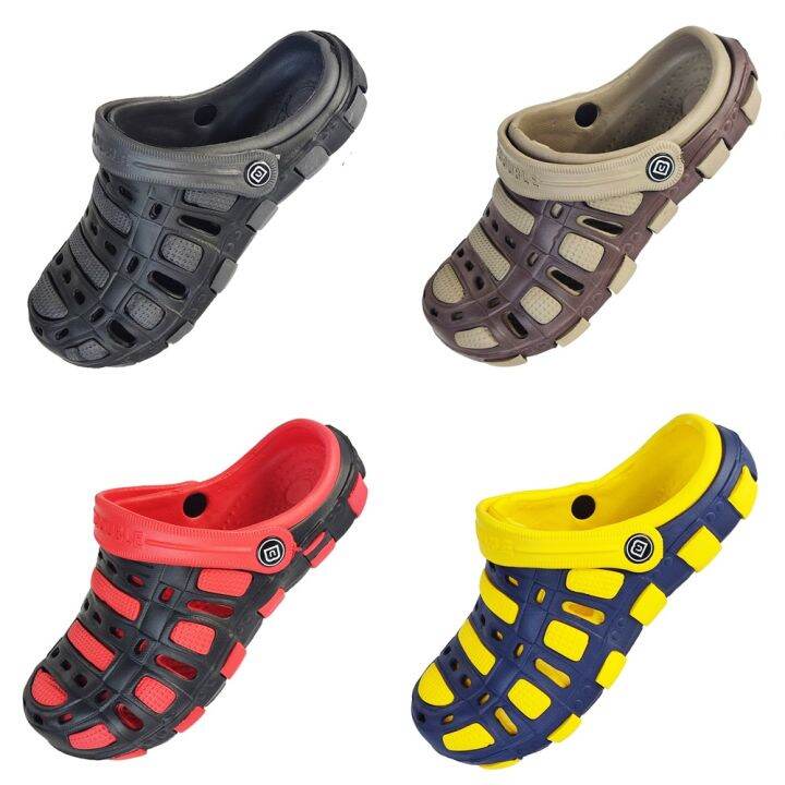 WOOQ DOUBLE4 เบอร์ 36-45 รองเท้าหัวโตชายหญิง หนา2ชั้น | Lazada.co.th