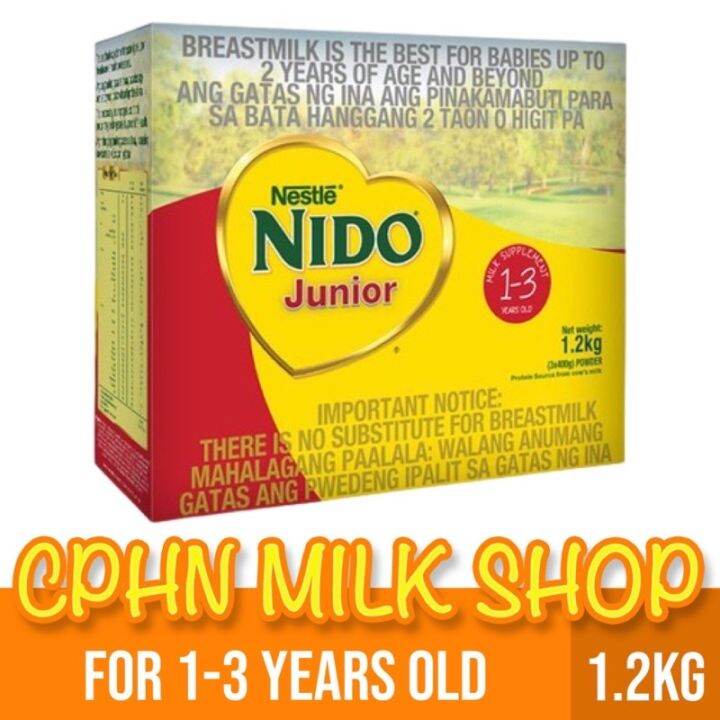 NIDO Junior 1.2kg 1-3 Years Old Milk Supplement | Lazada PH