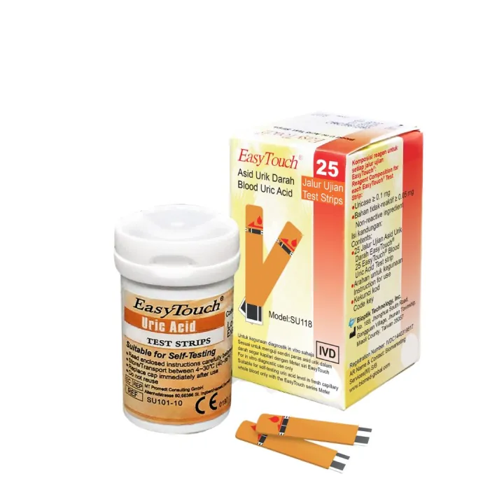 Easy Touch Uric Acid / Easytouch Asam Urat 25 test strip | Lazada Indonesia