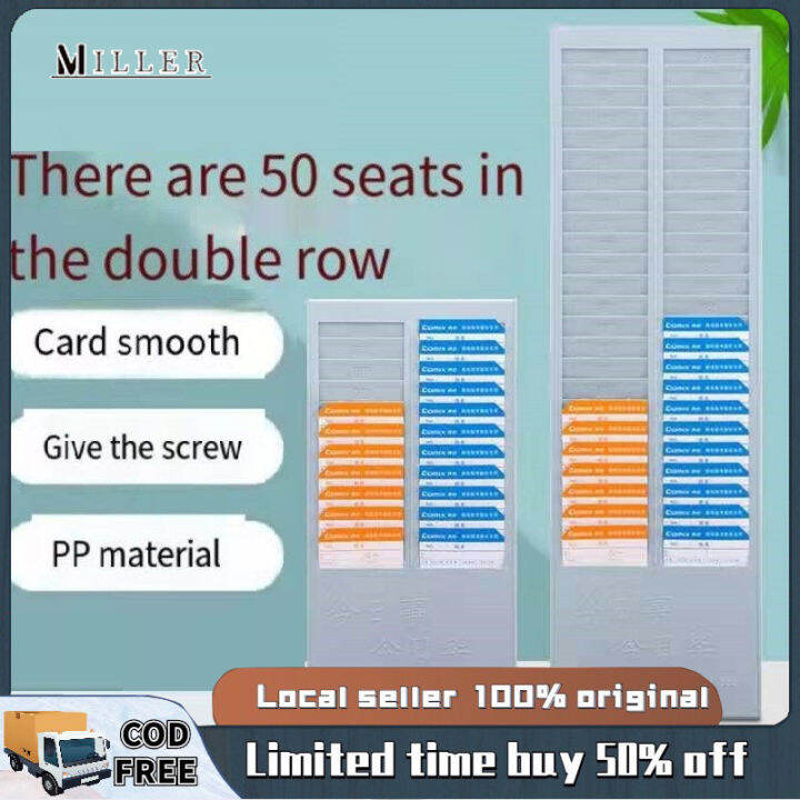 【FREE SHIPPING】24 / 50 slots Time Card Rack Bundy Clock timecard rack ...