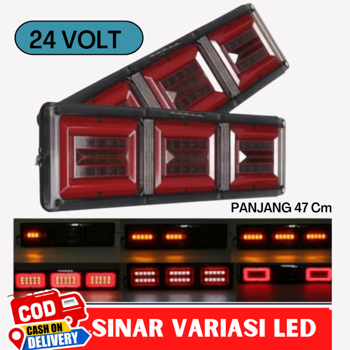 Lampu Belakang Truk Variasi Stoplamp Canter Fuso Hino Led Belakang ...