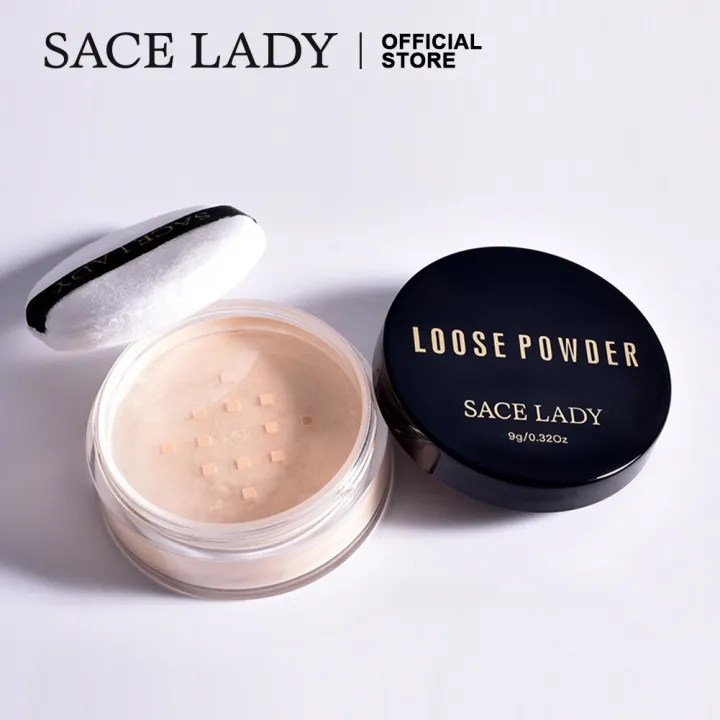 SACE LADY Face Powder Matte Finish Oil-Control Long-lasting Smooth 3 ...