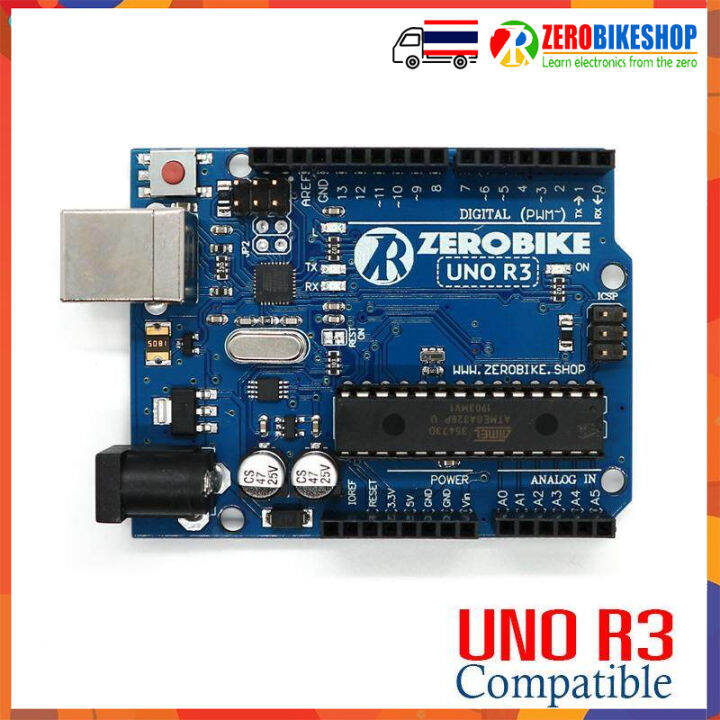 Arduino Uno R3 บอร์ดไมโครคอนโทรเลอร์ UNO R3 ATmega328 พร้อมสาย USB by ...