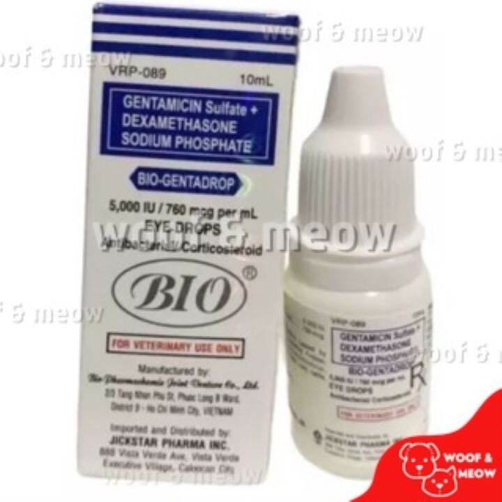 Hot sale Bio-Genta Drops Gentamicin Sulfate Eyedrops for Pets 10ml ...