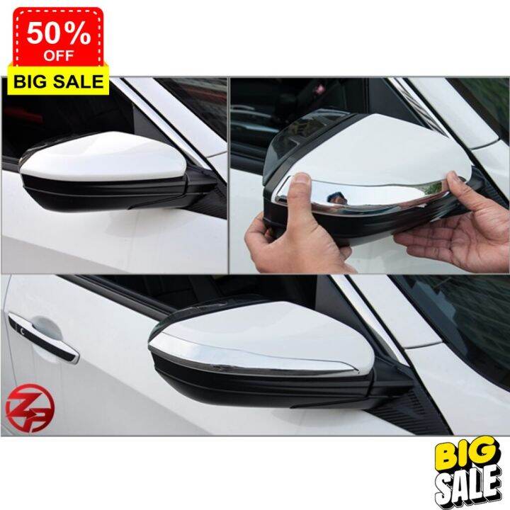 Car035Shop [กรอกZPOCTSL2ลดเพิ่ม75฿]คิ้วกระจกมองข้าง CIVIC FC FK ทรง ...
