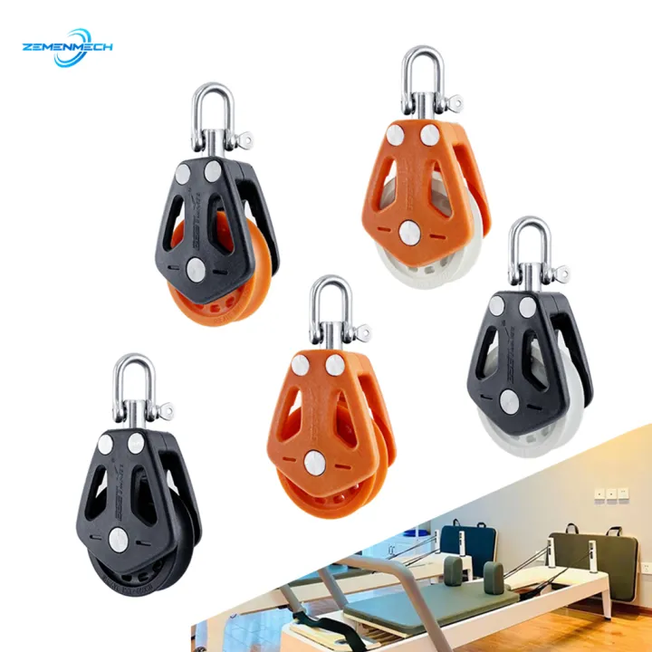 High Load Sheave Block Universal Head Single Pulley Swivel Shackle ...