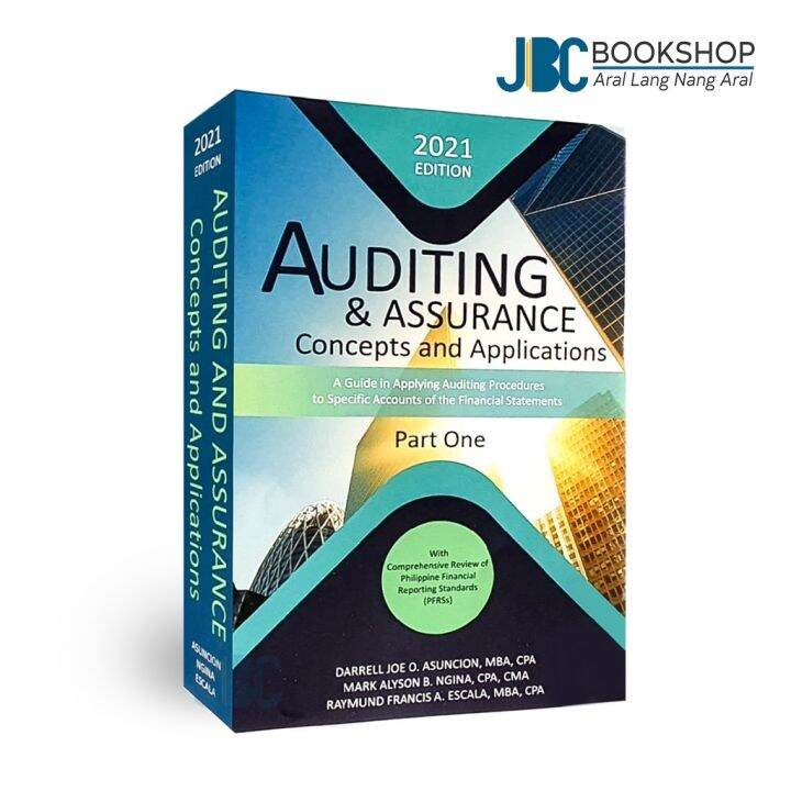 Auditing And Assurance Concepts And Applications Part 1 2021 Ed By Asuncion Ngina Escala