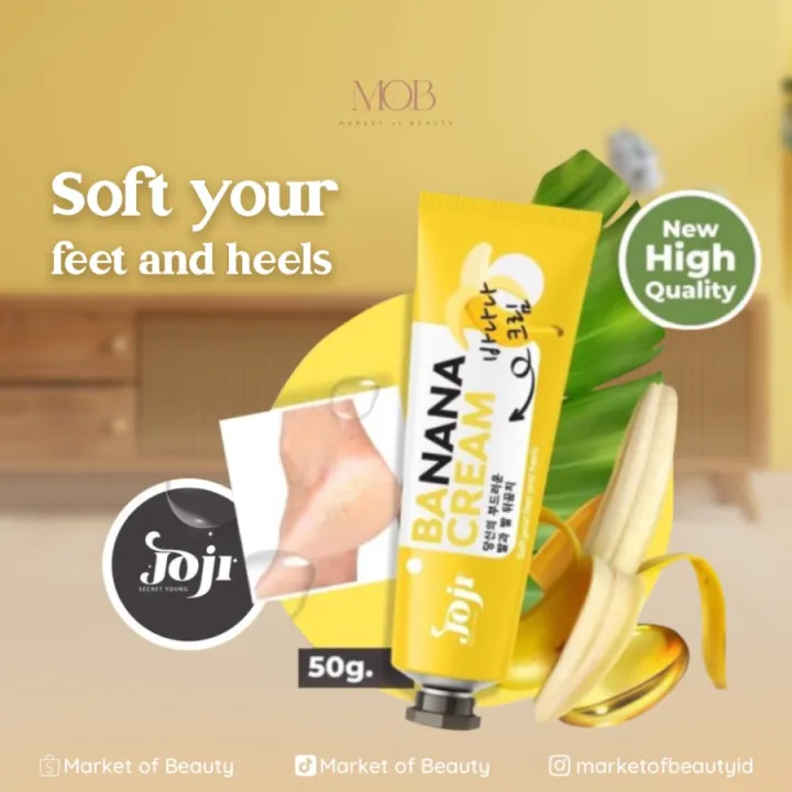 Joji - Banana Feet & Heel Cream (Foot Cream) - 50g | Lazada Indonesia